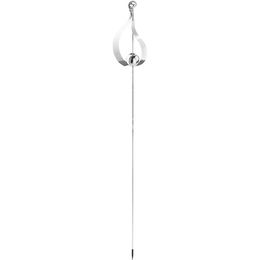 Locker Gartenstecker &raquo;RAIN&laquo; silberfarben