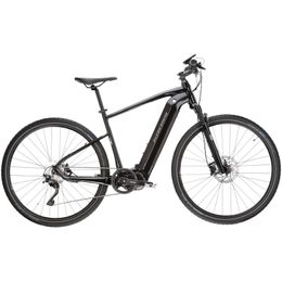 Kross Damen &raquo;E-Crossrad Evado Hybrid 6.0 28 Zoll schwarz&laquo; 10 Gang Shimano DEORE XT T8000 Schaltwerk Kettenschaltung Mittelmotor 250 W Pedelec, 