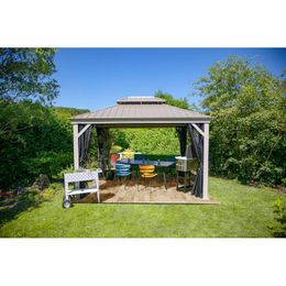 Sojag Pavillon &raquo;Messina&laquo; BxT: 363x298 cm anthrazit