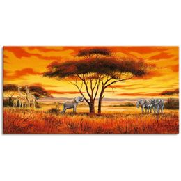 Artland Wandbild »Afrikanische Landschaft II« Afrika 1 Stk. tlg. als Alubild, Outdoorbild, Leinwandbild, Wandaufkleber, versch. Größen Farbe...
