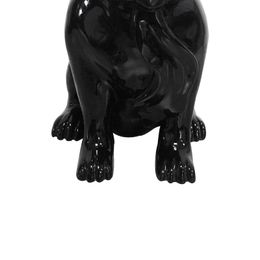 Kayoom Skulptur »Skulptur Bulldog 125« Coole Bull-Dog Skulptur aus langlebigem Kunstharz und Steinpulver Schwarz