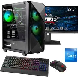 Hyrican Gaming-PC-Komplettsystem »Striker SET02275« 29, 5 ′′ Intel Core i5 GeForce RTX 3060 16 GB RAM 1.000 GB SSD Windows 11, i5-12400F, inklusive...