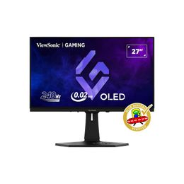 Viewsonic Gaming-Monitor »XG272-2K-OLED« 69 cm/27 ′′ 2560 x 1440 px QHD 0, 02 Reaktionszeit 240 Hz anpassbare RGB-Beleuchtung, inkl. Fernbedienung...