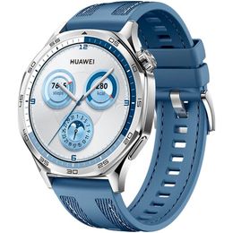 Huawei Smartwatch »Watch GT5 46MM (Vili-B19W)« (3, 63 cm / 1, 43 ′′) Silber/Blau