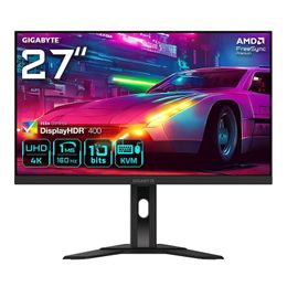 Gigabyte Gaming-Monitor »M27UA« 68, 4 cm/27 ′′ 3840 x 2160 px UHD 1 Reaktionszeit 160 Hz schwarz Neigbar,höhenverstellbar, KVM, AMD FreeSync,...