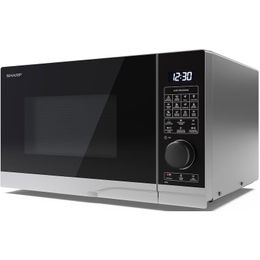 Sharp Mikrowelle »YC-PC254AE-S« Grill und Heißluft Mikrowelle 2050 W silberfarben