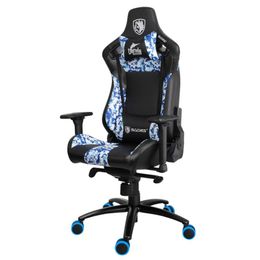 SADES Gaming-Stuhl »DoradoBürostuhl, Schreibtischstuhl für Jugendliche und Erwachsene« () 1 Stk. Camouflage/blau + schwarz/blau Sitzhöhe stufenlos...