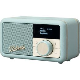 Roberts Radio Radio »Revival Petite« (Bluetooth Digitalradio (DAB+) FM-Tuner ) duck egg Interne und externe Antenne für optimalen Empfang