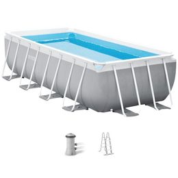 Intex Framepool »PrismFrame« BxLxH: 200x400x100 cm grau/blau Ø/B/H/L: Breite 200 cm x Höhe 100 cm x Länge 400 cm