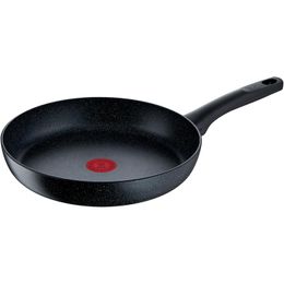 Tefal Bratpfanne »Black Stone« Aluminium 1 Stk. tlg. Mineralia+Versiegelung, Thermo-Signal, Induktion schwarz