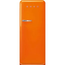 Smeg K&uuml;hlschrank &raquo;FAB28ROR5&laquo; 150 cm hoch 60 cm breit orange Elektronische Temperaturregelung