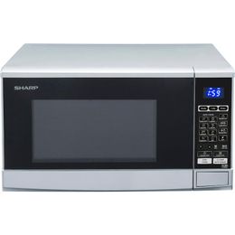 Sharp Mikrowelle »R670S« Grill Mikrowelle 800 W silberfarben/schwarz