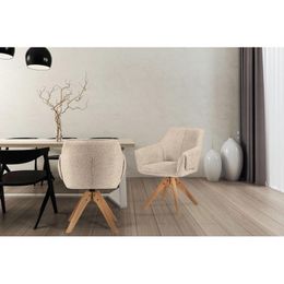 Kayoom Polsterstuhl »Stuhl Dian 325, TOPSELLER! bequem, formschönes Design« () 1 Stk.stabil & robust, hochwertige Verarbeitung, bequem Beige