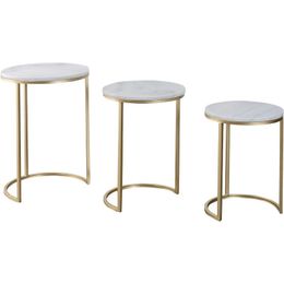 Kayoom Beistelltisch »Tria 125 3er-Set, faszinierend und auflockernd« Set, 3 Stk. tlg. Beistelltisch-Set, zeitloses Design, hochwertige...