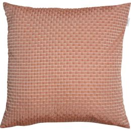 Esprit Kissenbezug »Square« aus recycelten Garnen bronzefarben/orange Obermaterial: 100% Polyester B/L: 45 cm x 45 cm
