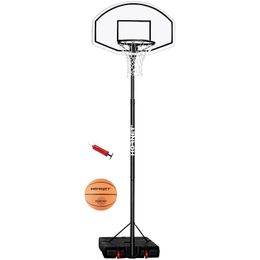HORNET BY Hudora Basketballständer »Hornet 305« mobil, höhenverstellbar bis 305 cm schwarz/weiß