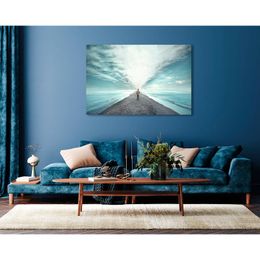 queence Acrylglasbild »Evan« Meer Meer Bilder See Seebilder Seelandschaft Sonnenuntergang Spa Spa Bilder Steg Strand 1 Stk. tlg....