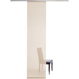 HOMING Schiebegardine &raquo;Manhattan&laquo; Klettband 1 Stk. tlg. modern, Wohnzimmer, Schlafzimmer creme Obermaterial: 100% Polyester 245 cm