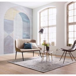 Komar Fototapete »Digitaldruck Vlies - Arched Gate - Größe 200 x 250 cm« bedruckt glatt Wohnzimmer, Schlafzimmer Lila