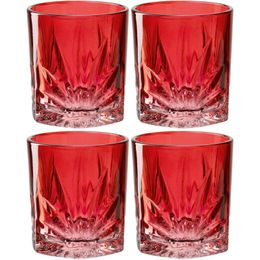 Leonardo Gläser-Set »CAPRI« 330 ml, 4-teilig rot