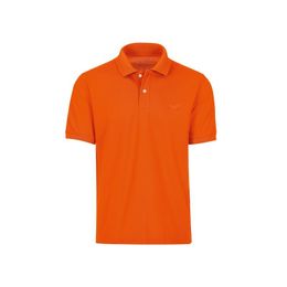 TRIGEMA Poloshirt »Poloshirt DELUXE Piqué« 1 Stk. tlg. mandarine L L DELUXE-Piqué-Qualität
