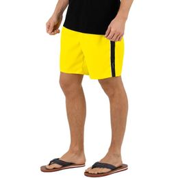 TRIGEMA Jerseyhose »Bade-/Freizeitshorts« citron L - US-Größen US-Größen L Webware