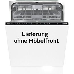 Gorenje vollintegrierbarer Geschirrspüler »GV 673B60« 9, 6 l 16 Maßgedecke TotalDry autom. Türöffnung silberfarben FlexUse