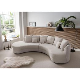 Inosign Ecksofa »Limoncello organische Formensprache, OTTOs Choice, L-Form« ergonomische Form silber
