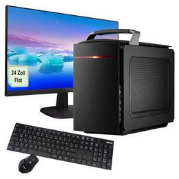 Hyrican PC-Komplettsystem »Multimedia-PC SET2469« 24 ′′ AMD Ryzen 5 16 GB RAM 1.000 GB SSD Win 11, inklusive Philips V-Line 243V7QDAB...