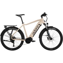 Adore »STX-600« 9 Gang Shimano Cues Schaltwerk Kettenschaltung Mittelmotor 250 W Pedelec, Elektrofahrrad für Damen u. Herren Desert Sand matt+schwarz
