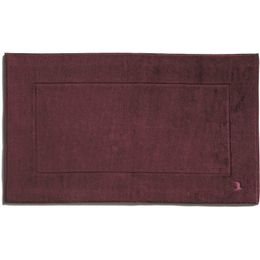 M&ouml;ve M&Ouml;VE Badematte &raquo;Superwuschel&laquo; H&ouml;he 8 mm beidseitig nutzbar fu&szlig;bodenheizungsgeeignet burgundy Obermaterial: 100% Baumwolle quadratisch (60 cm x 60...