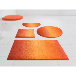 Grund Badematte &raquo;Mistral&laquo; H&ouml;he 20 mm rutschhemmend beschichtet fu&szlig;bodenheizungsgeeignet meliertes Design, Ombr&eacute;-Look, auch als 3 teiliges Set, Made...