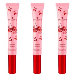 Essence Lipgloss »SO CHERRY happy peptide lipgloss« Pflegende Formel, ultraglänzendes Finish, abgeschrägter Aplikator. Cherry, Cherry Baby!...