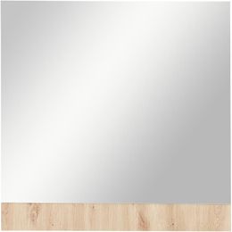 Innostyle Garderobenspiegel &raquo;FUN Wandspiegel&laquo; Spiegelfl&auml;che 74 x 84 cm braun Holzwerkstoff, Spiegelglas
