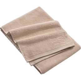 Esprit Handtuch &raquo;Modern Solid&laquo; vegan produziert beige Webfrottier, Obermaterial: 85% Baumwolle, 15% Lyocell (TENCEL )