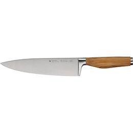 WMF Kochmesser »Grand Wood« 20 cm, Olivenholzgriff, handgeschmiedeter Spezialklingenstahl Edelstahl/Braun