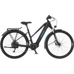 FISCHER BIKE FISCHER FAHRRAD »TERRA 4.5i 522« 10 Gang Shimano Deore Schaltwerk Kettenschaltung Mittelmotor 250 W mit Schloss, Pedelec, Elektrofahrrad für Damen...