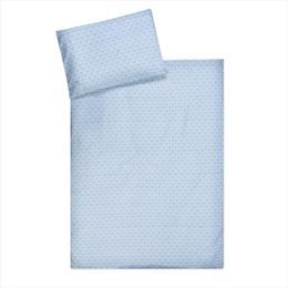 Julius Z&ouml;llner JULIUS Z&Ouml;LLNER Kinderbettw&auml;sche &raquo;Wolkenbogen&laquo; 2 Stk. tlg. blau Obermaterial: 100% Baumwolle B/L: 100 cm x 135 cm