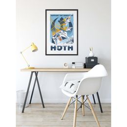 Komar Wandbild »Star Wars Hoth Temporary Headquarter« Disney Set, 1 Stk. tlg. 30 x 40 cm (Breite x Höhe) - Kinderzimmer, Dekoration Farbe Bild(er):...