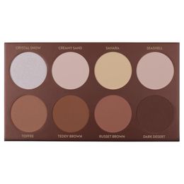 LUVIA COSMETICS Contouring-Palette »Essential Contouring Shades Vol. 1« 8 Farben braun/puder Contouring Palette mit 8 Gesichtspudern