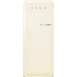 Smeg K&uuml;hlschrank &raquo;FAB28LCR5&laquo; 150 cm hoch 60 cm breit creme Elektronische Temperaturregelung