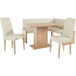 Inosign Eckbankgruppe »Marion« Set, 4 Stk. tlg. alteichefarben/beige +