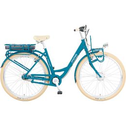 Prophete »Geniesser e3000« 7 Gang Shimano Nabenschaltung Frontmotor 250 W Pedelec, Elektrofahrrad für Damen u. Herren blau+blau