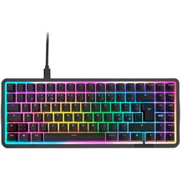 NZXT Gaming-Tastatur »Function Elite MiniTKL« (Anpassbare Höhe Fn-Tasten Profil-Speicher USB-Anschluss) schwarz RGB-Beleuchtung