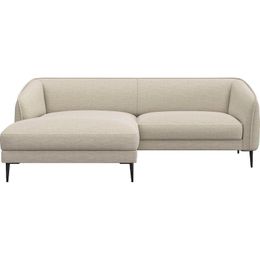 FLEXLUX Ecksofa »Belle Designsofa, bequem durch Kaltschaum im Sitz, OTTOs Choice« Skandinavisches Design, In hochwertiger Verarbeitung, B/T 218/149...