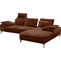 W.Schillig Ecksofa »valentinoo, Designsofa, bequem, elegant und zeitlos, L-Form« inklusive Hocker, mit Sitztiefenverstellung, Breite 299 cm...
