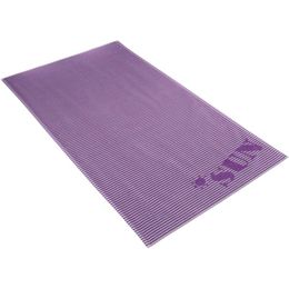 Vossen Strandtuch »sun« gestreiftes mit "sun" Schriftzug violet Obermaterial: 100% Baumwolle B/L: 100 cmx180 cm