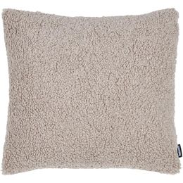 done. Kissenbezug &raquo;Cloud&laquo; Skandinavisch glamour&ouml;s Taupe Obermaterial: 100% Polyester B/L: 45 cm x 45 cm