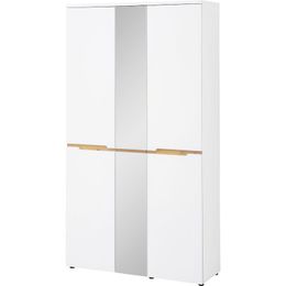 Innostyle Garderobenschrank »Memphis Garderobenschrank, 105x192x38cm (B/H/T)« 1 Stk. tlg. weiß MODERN - Der Garderobenschrank überzeugt in Weiß und...