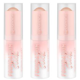 Essence Foundation »FOUNDATION stick« Cremig und leicht verblendbar, Matt-Finish, variable Deckkraft. 201 natur Vielseitig einsetzbar: als...